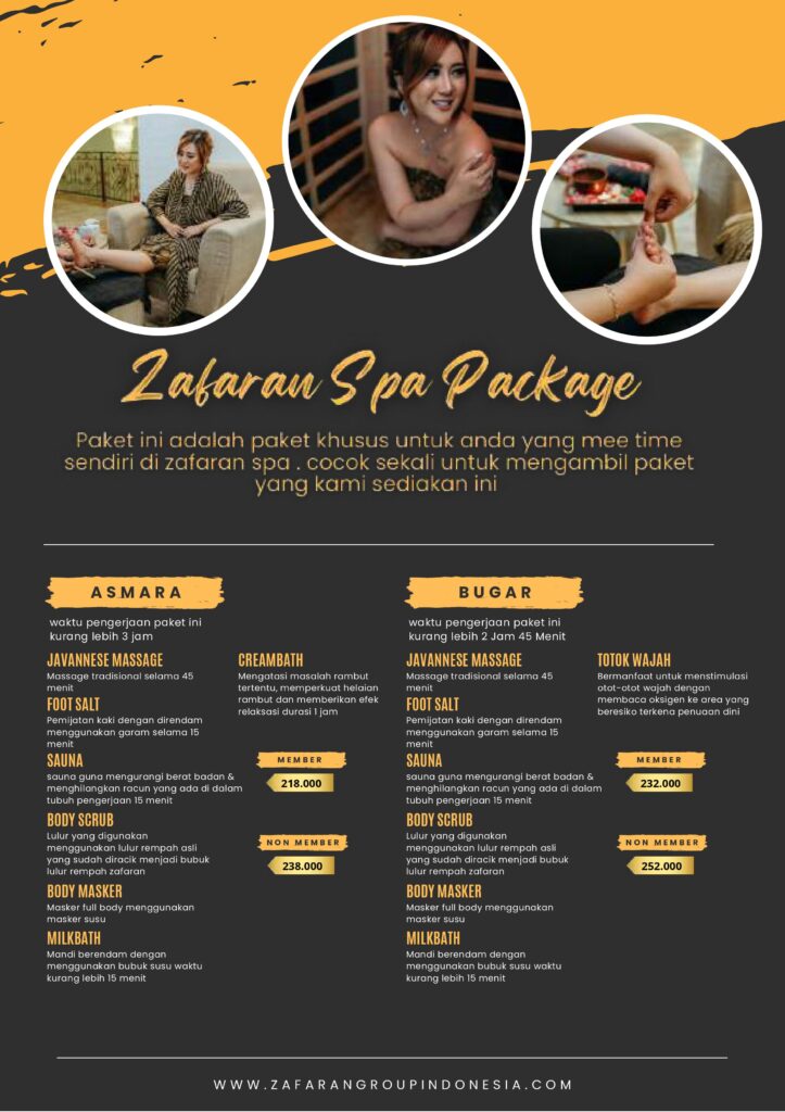 PRICELIST | Zafaran Spa | Franchise Spa | Pelatihan Spa | Spa di Solo ...